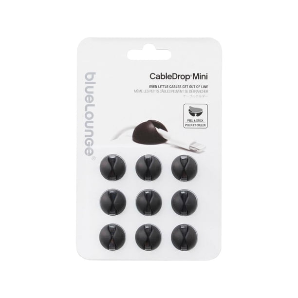Advantus BlueLounge CableDrop Mini Clips - Walmart Business Supplies
