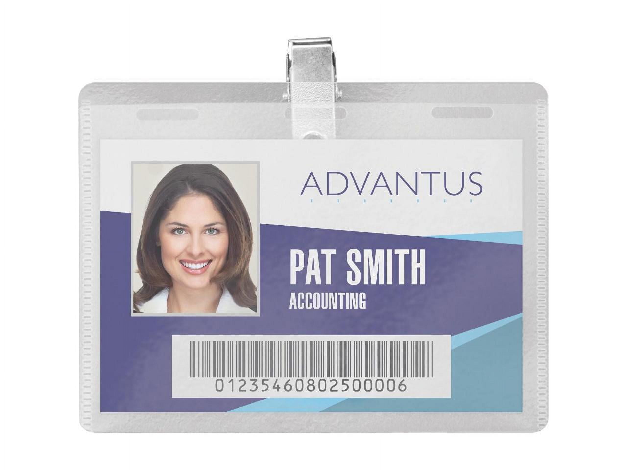 Advantus DIY Clip-style Name Badge Kit - Walmart.com