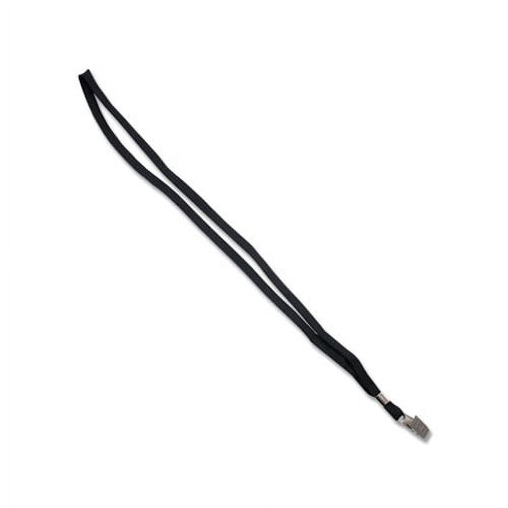 Advantus Deluxe Lanyards, Clip Style, 36" Long, Black, 24/Box -AVT75401 ...