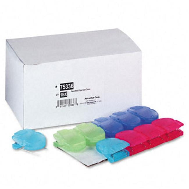 Advantus Fabric Panel Wall Clips - Assorted Colors - Standard Size ...