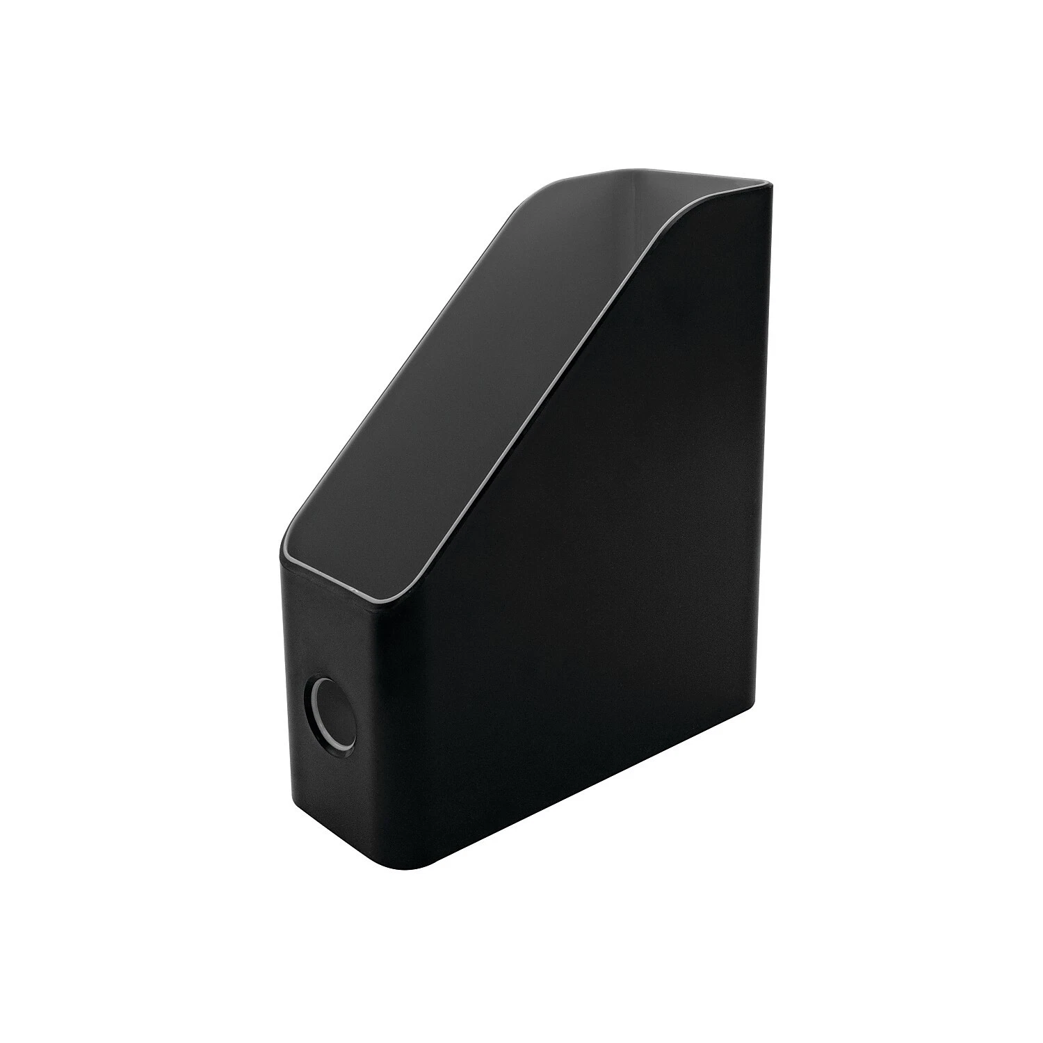 Advantus Fusion Plastic Magazine File Black 37677 - Walmart.com