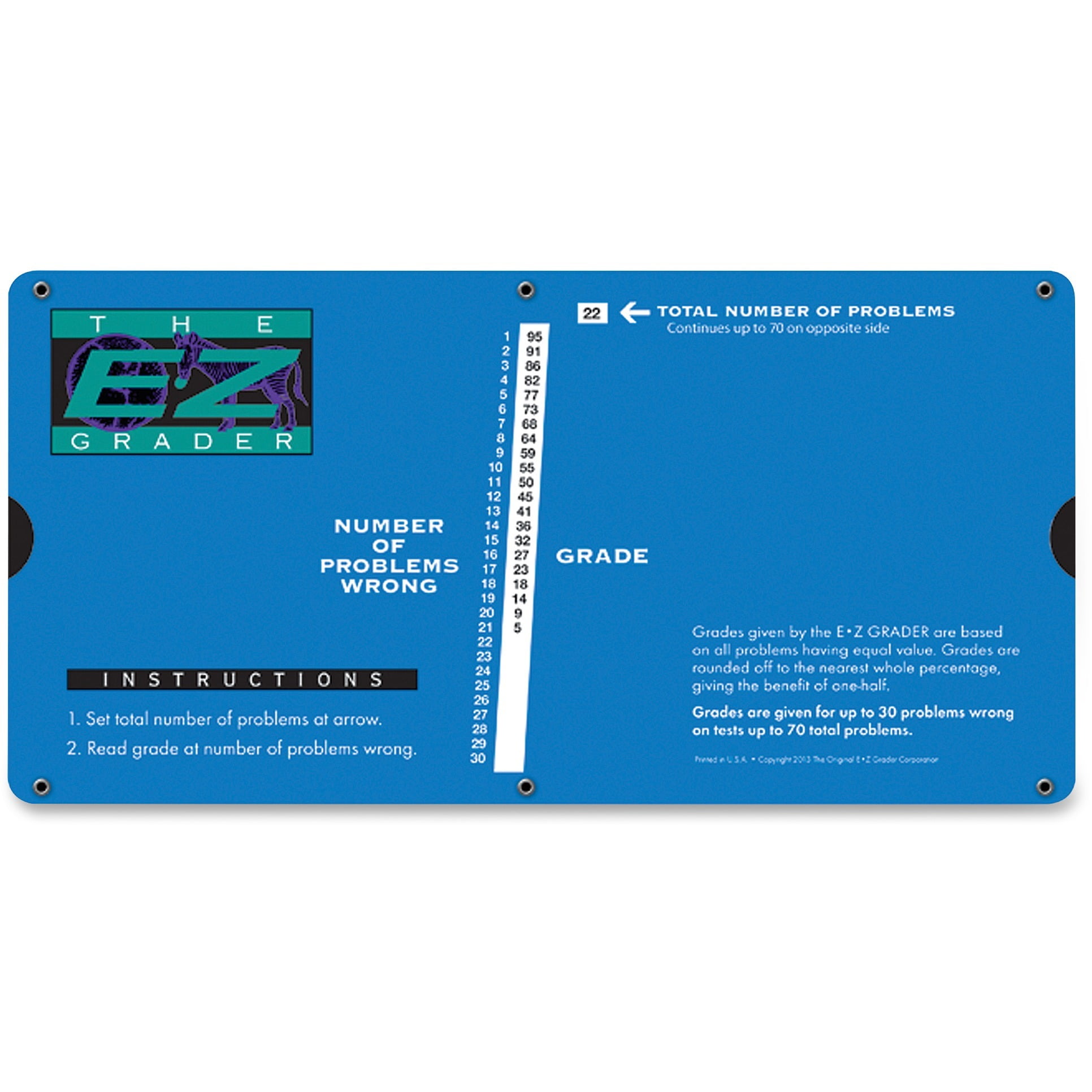 Advantus Grading Calculator Chart - Walmart.com