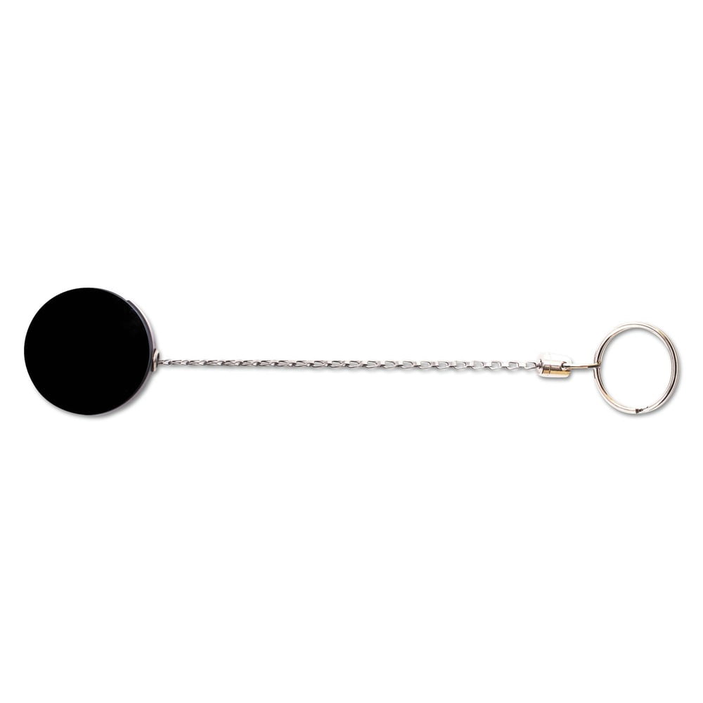 Advantus Heavy-Duty Retractable ID Card Reel, 18" Extension, Black ...