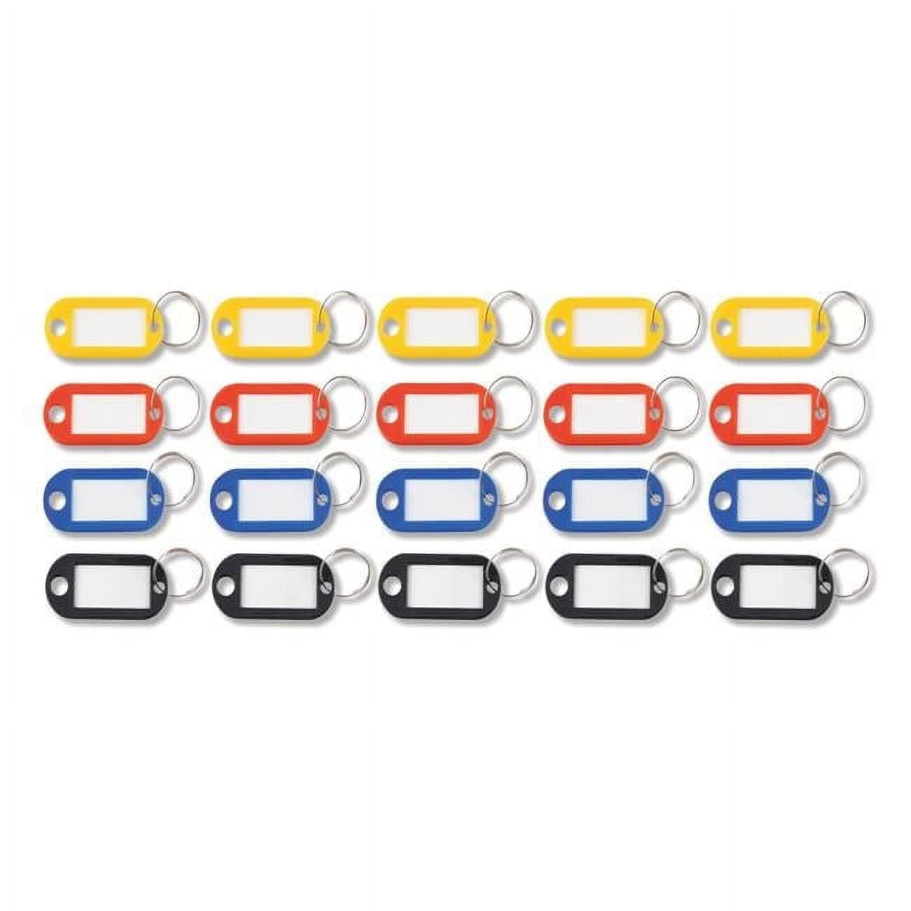 Advantus Key Tags Label Window 0.88 x 0.19 x 2 Assorted 20/Pack ...