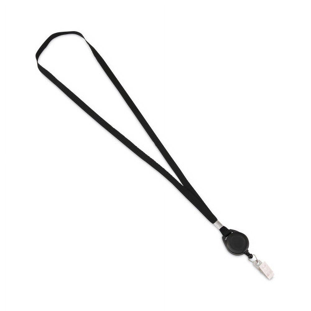 Advantus Lanyards with Retractable ID Reels, Metal Clip Fastener, 34 ...