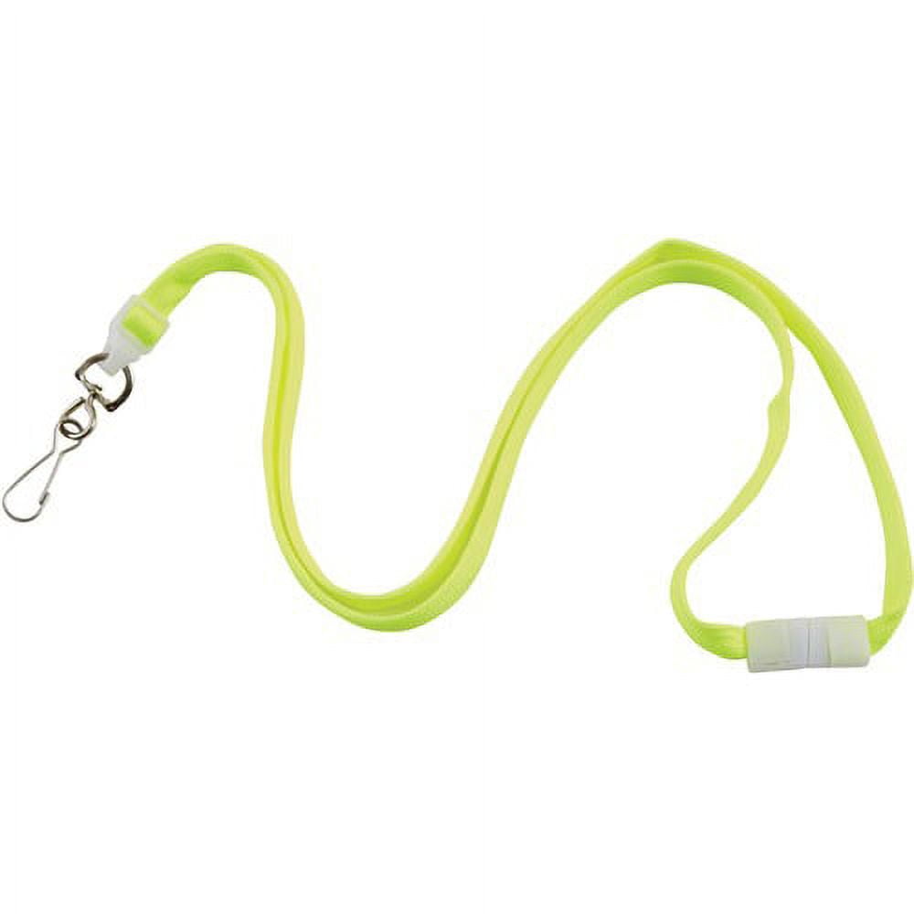 Advantus Neon Breakaway Lanyard - 12 / Pack - 0.5" Width x 36" Length ...