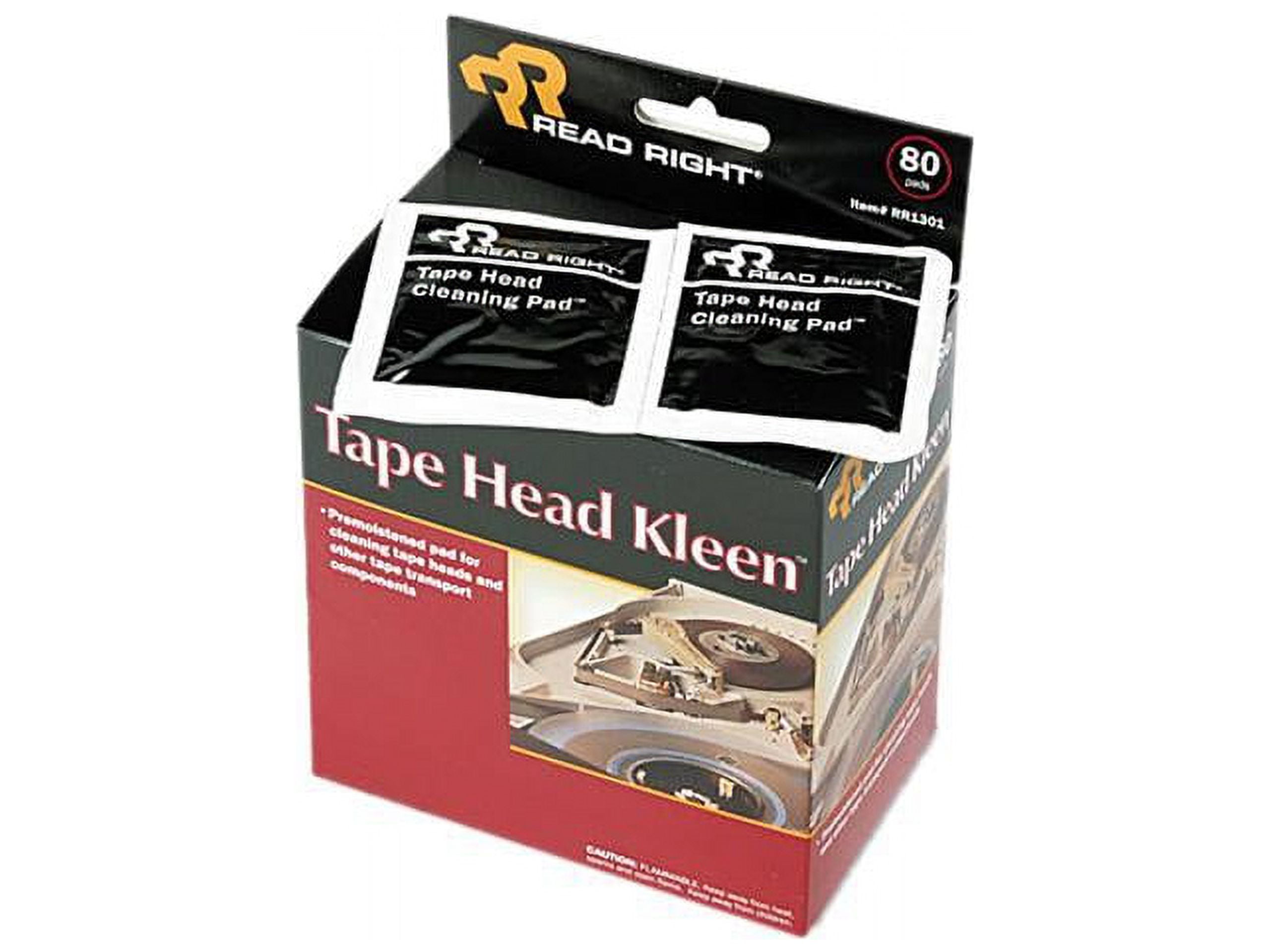 Advantus, REARR1301, Read/Right Tape Head Cleaning Pads, 80 / Box ...