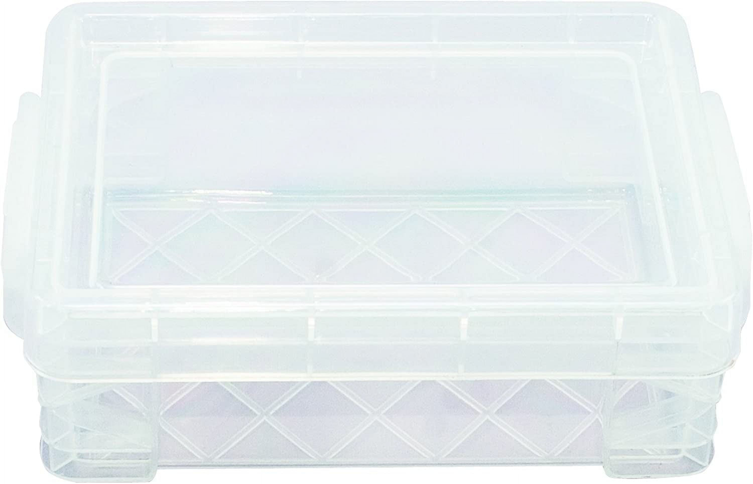Advantus Super Stacker Crayon Box, 3.5 x 4.75 x 1.5 Inches, Clear, Case ...