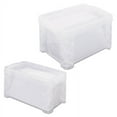 Advantus Super Stacker Storage Boxes, Hold 400 3 x 5 Cards, Plastic ...