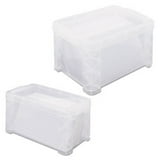 Advantus Super Stacker Storage Boxes, Hold 400 3 x 5 Cards, Plastic ...