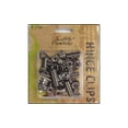 Tim Holtz idea-ology 1-inch Hinge Clips with Antique Nickel Finish, 15 ...