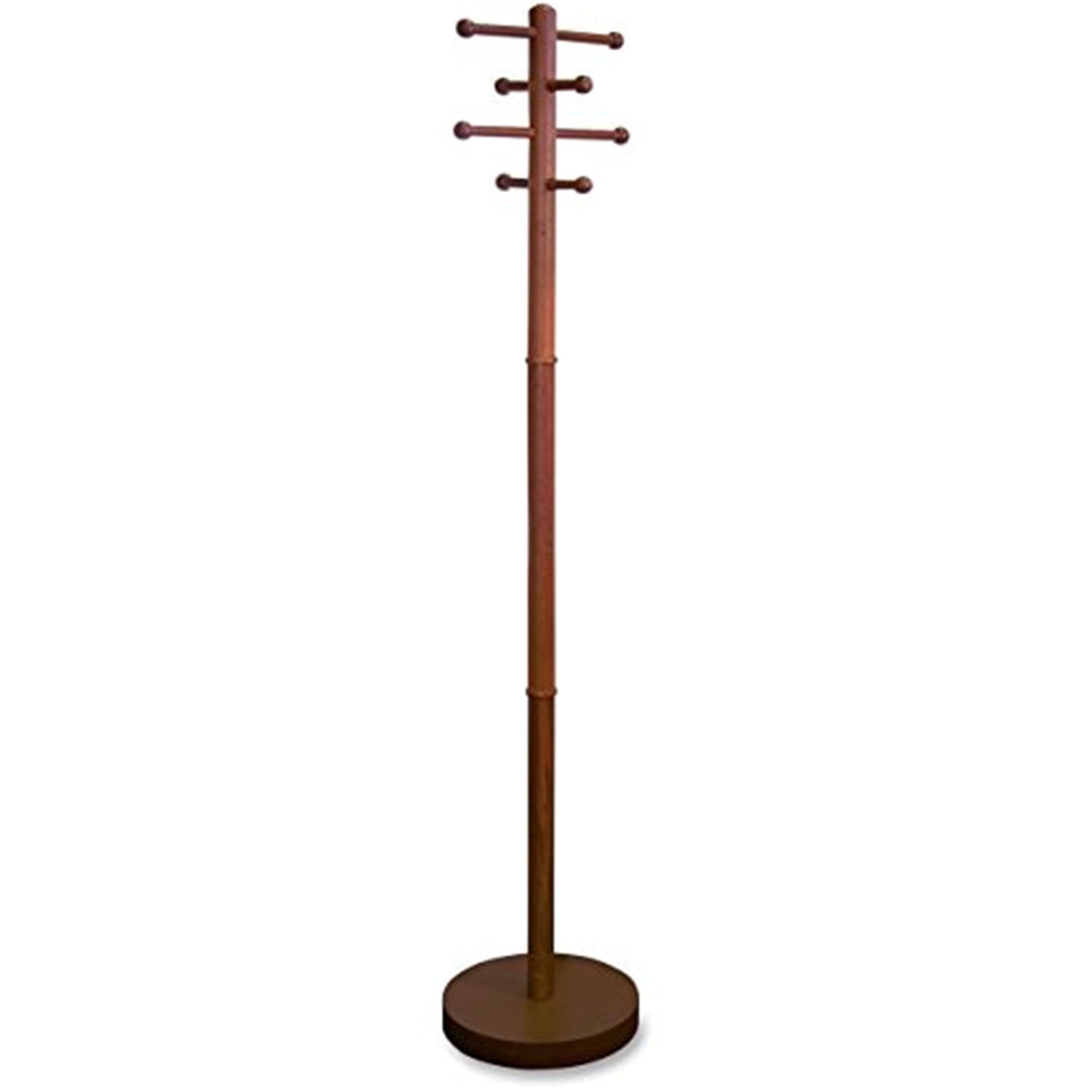 Advantus Wooden Coat Tree-Color:Cherry - Walmart.com
