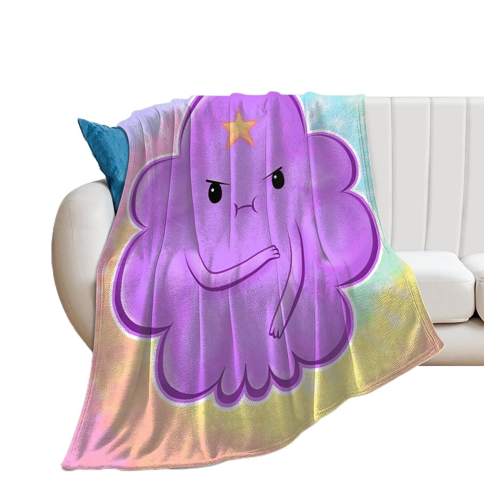Adven-ture Time Throw Blanket Flannel Anime for Girls Boys Men Women ...