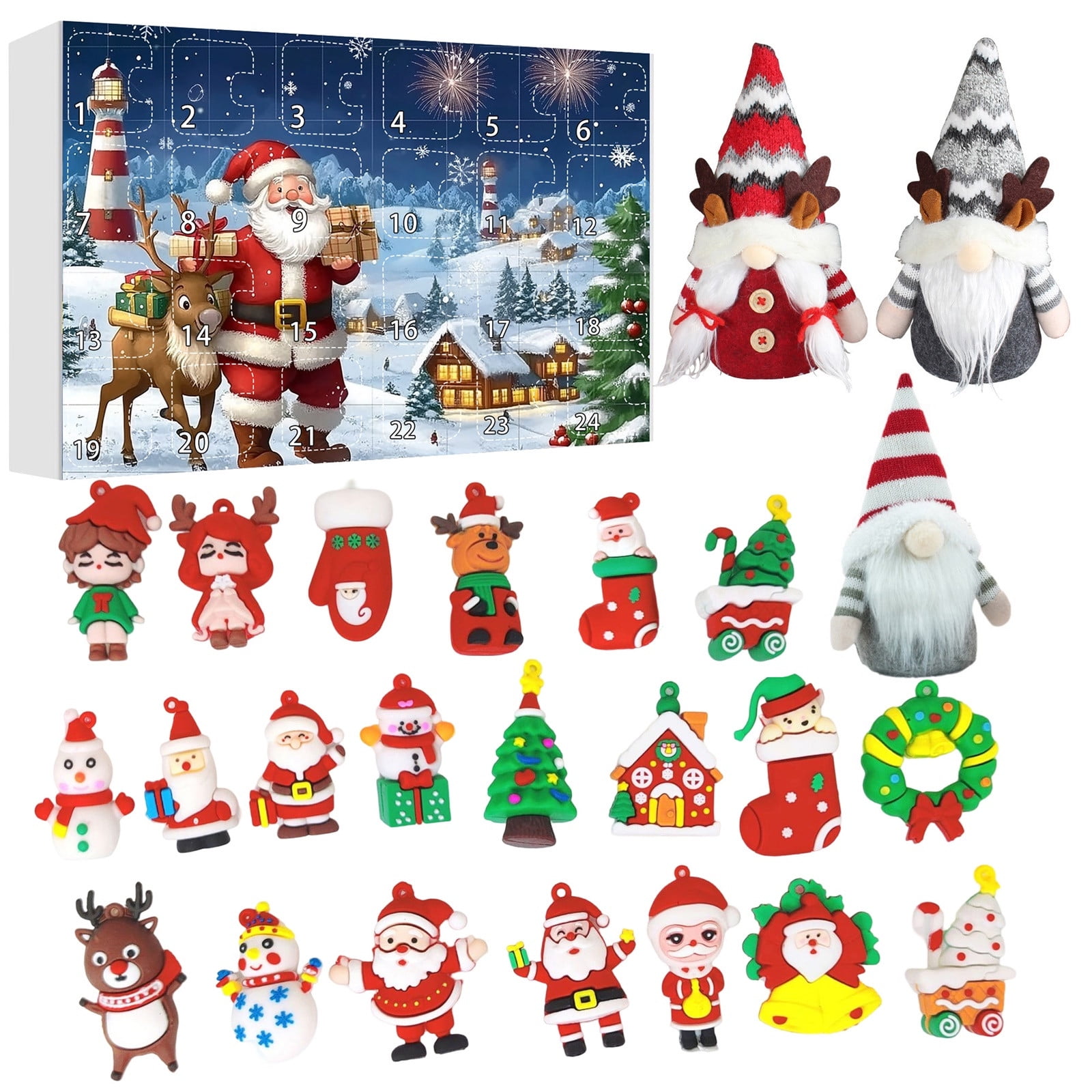 Advent Calendar 2024, 24 Days Christmas Advent Calendar with 24 Anime ...