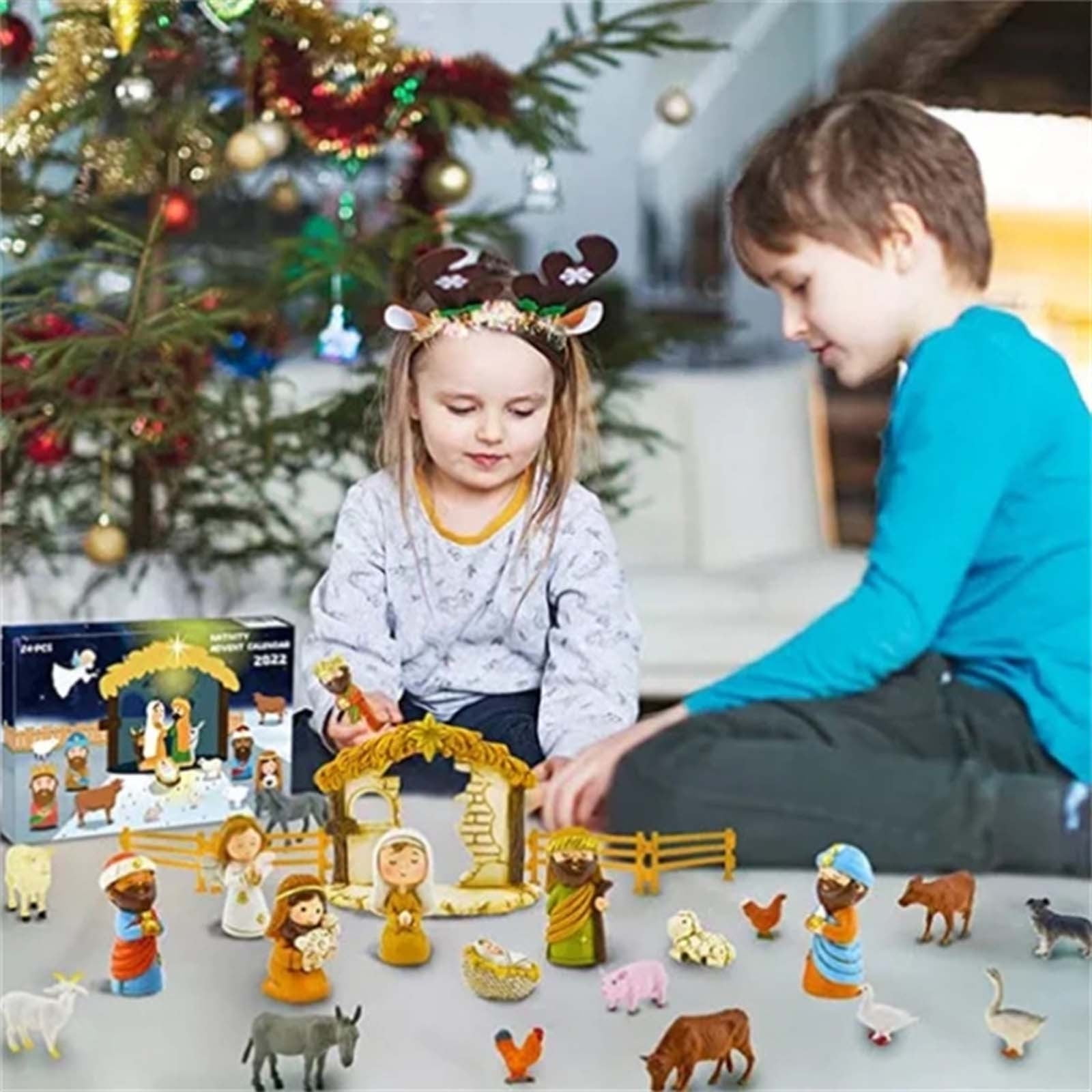 Advent Calendar 2024 25 Days Nativity Set For Kids Girls Boys Teenagers ...