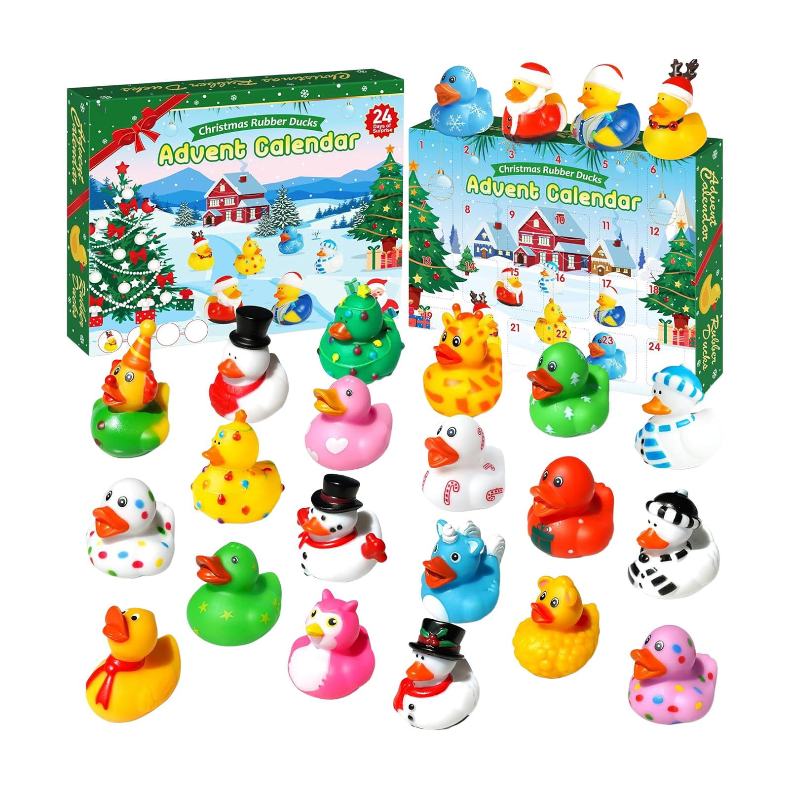 Advent Calendar 2024 Christmas Rubber Ducks,2024 Advent Countdown ...