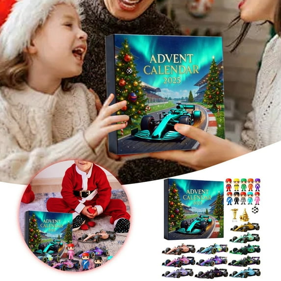 Advent Calendar 2025 - 24 Day Surprise Race Car Four Wheel Drive Blind ...