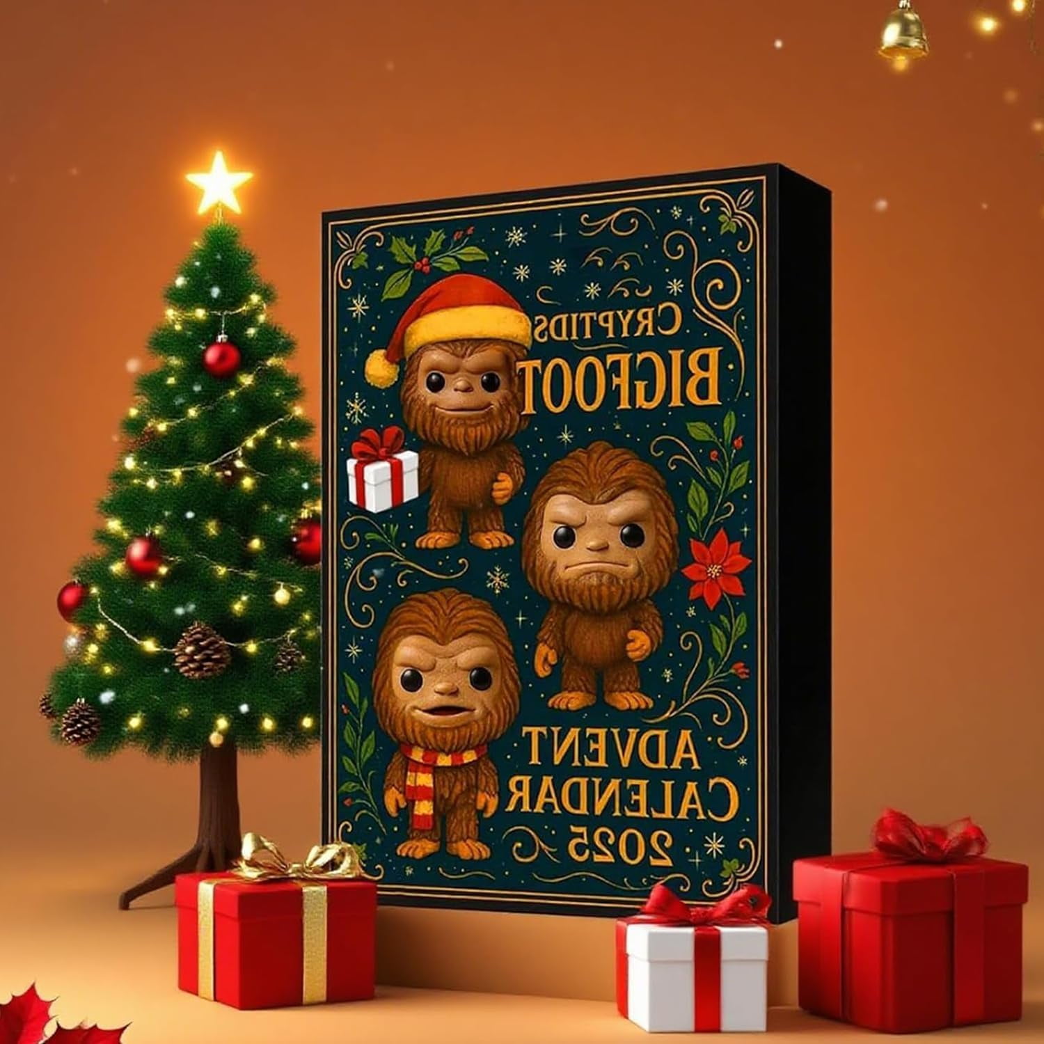 Advent Calendar 2025 - 24 Days of Festive Figurines in Holiday Hats ...