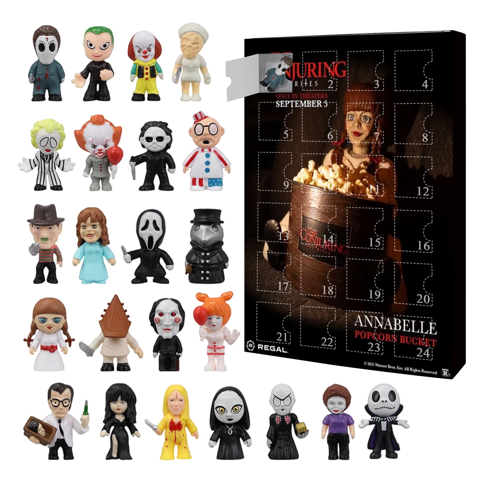 Advent Calendar 2025 ANNABELLE POPCORN BUCKET Christmas Advent Calendar ...