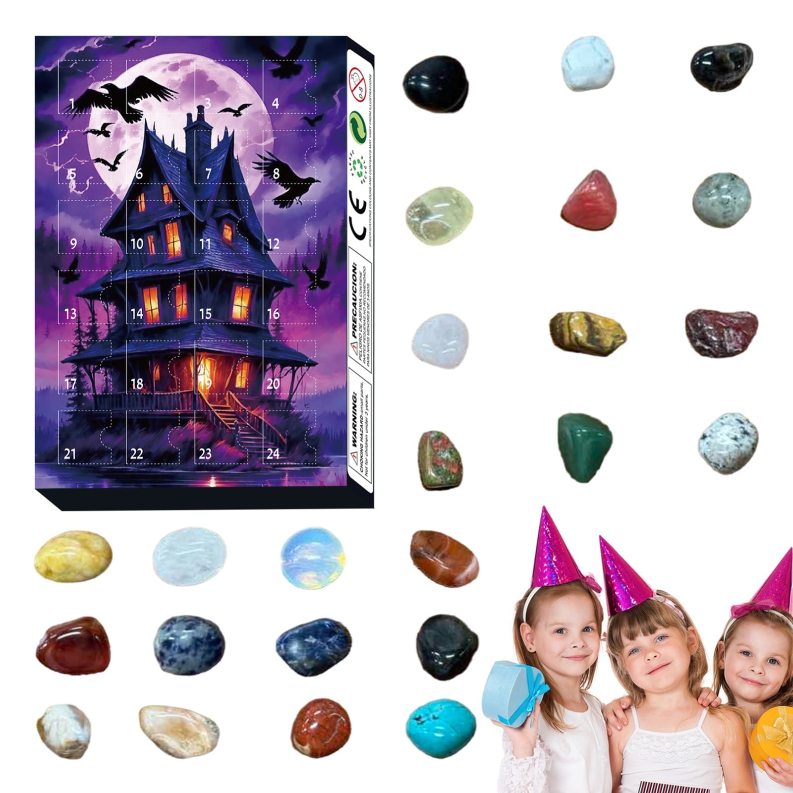 Advent Calendar 2025 Adult Halloween Advent Calendar, Gemstone Advent ...