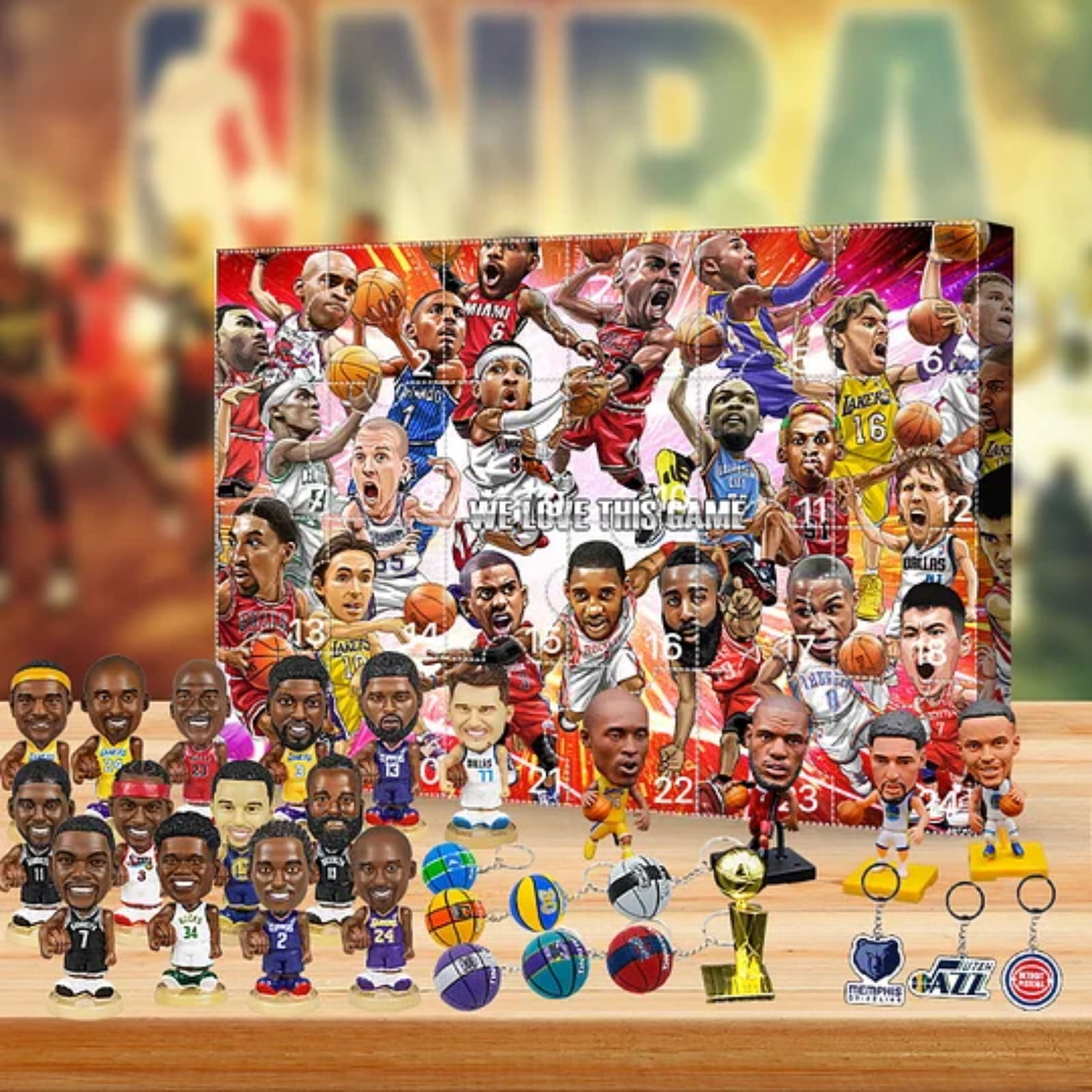 Advent Calendar 2025 Christmas- Basketball Hall of Fame Collection ...