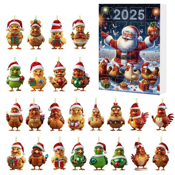 Advent Calendar 2025 Christmas Countdown Calendar Countdown 24 Days ...