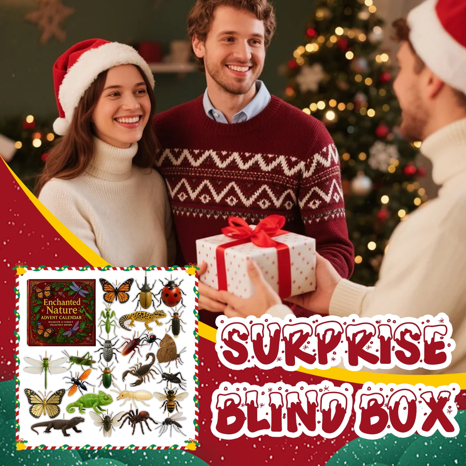 Advent Calendar 2025-Christmas Countdown Packed with 24 Vivid-Crawly ...