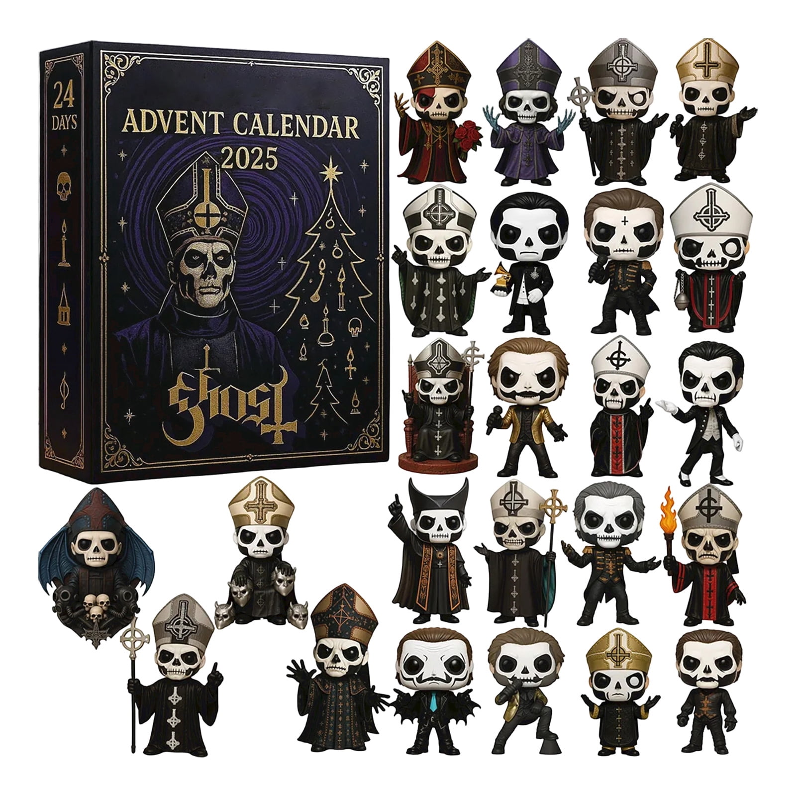Advent Calendar 2025 Christmas- Rock Band Collection Contains 24 Gifts ...