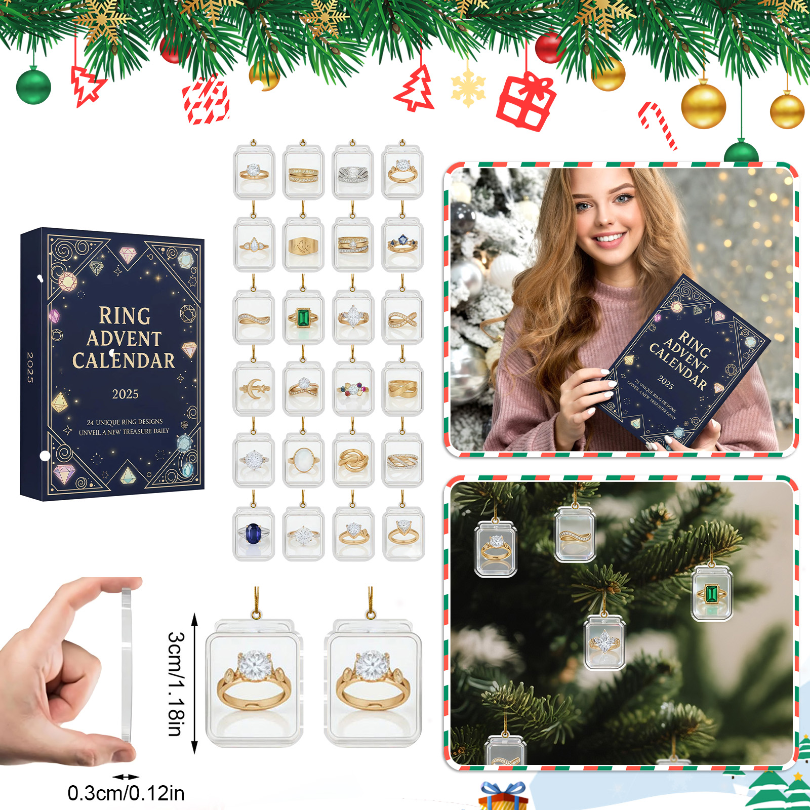 Advent Calendar 2025 Kids, Advent Calendar Blind Box With 24 2D Acrylic ...