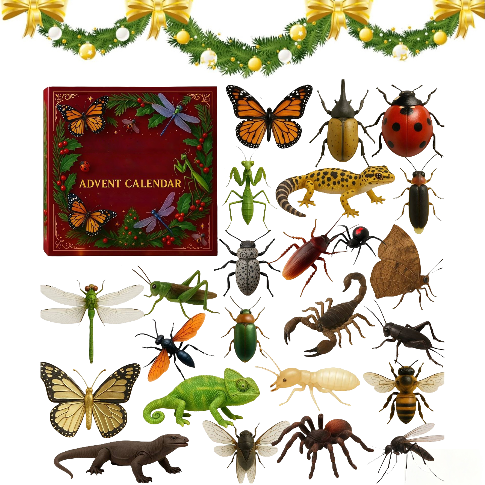 Advent Calendar 2025 Nature’s Trick, 24 Days Insect Advent Countdown ...