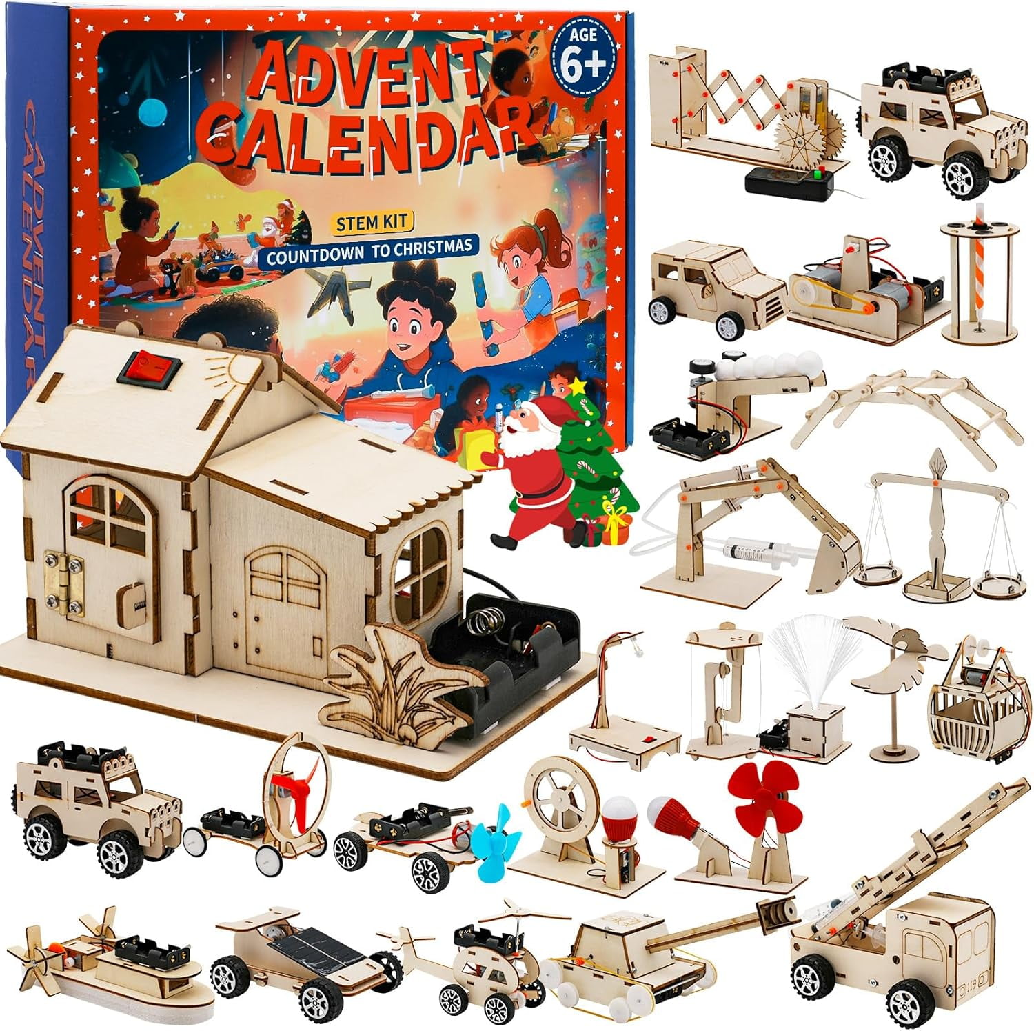 Advent Calendar 2025, Stem Kits Advent Calendar for Kids Boys Age 6-14, STEM Projects Activities ...