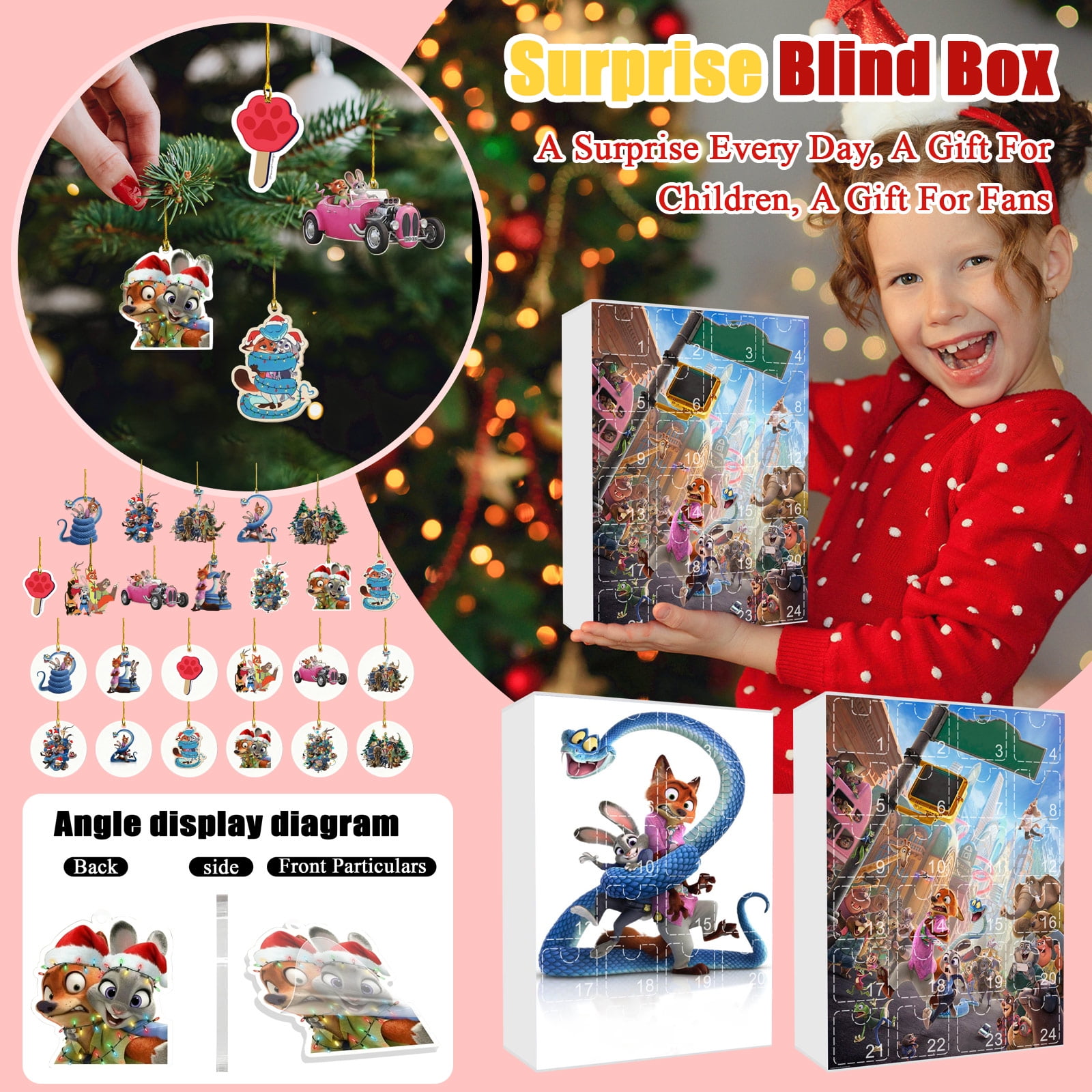 Advent Calendar 2025 - Zootopia 2 Series Countdown Calendar Contains 24 ...