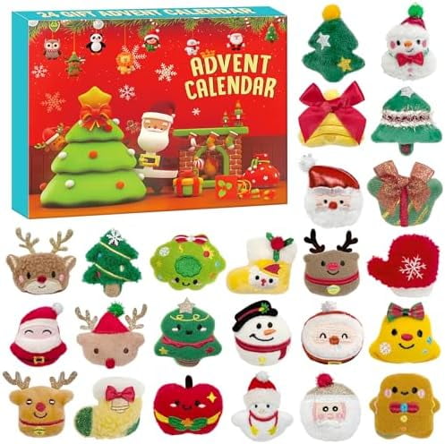 Advent Calendar 2025 for Kids Christmas Countdown with 24 PCS Mini ...