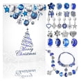 Advent Calendar 2025 for Women - Blue Jewelry Making Kit - Christmas ...