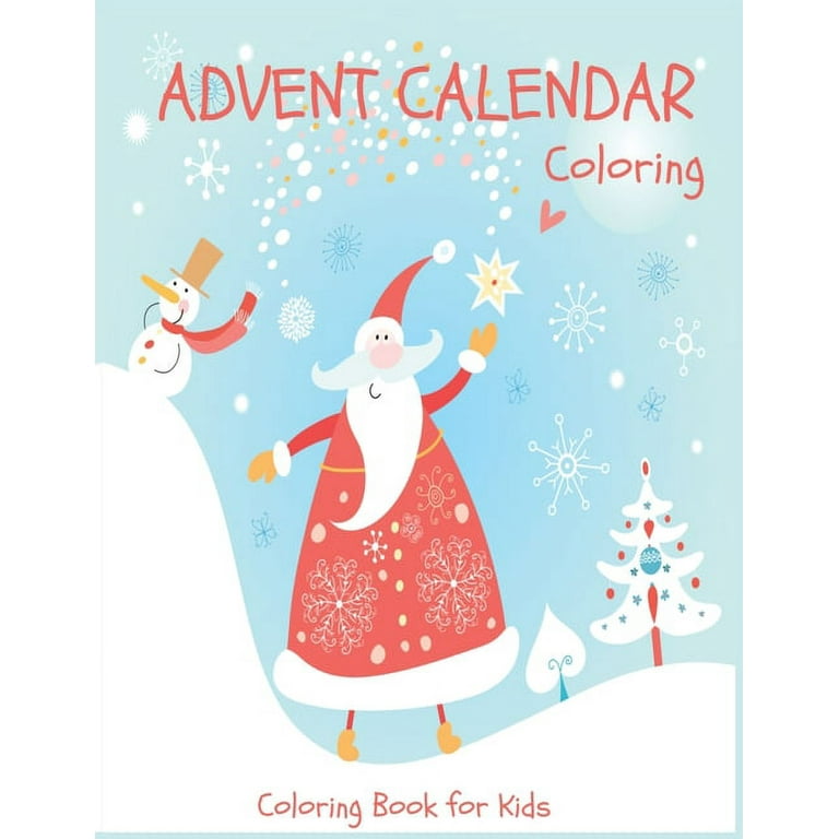december coloring book