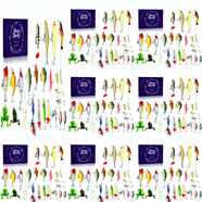 Mystery Tackle Box 8 Days of Salt Fishing Lures Holiday Advent Calendar ...