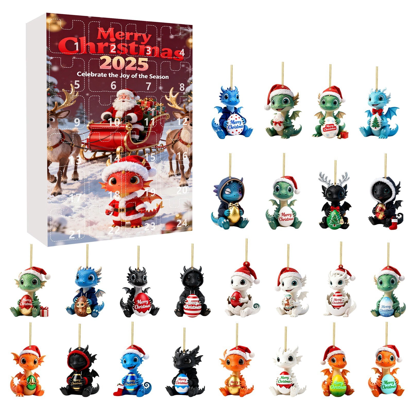 Advent Calendars Christmas 2025 Hatching Blind Advent Calendar 24 Days ...