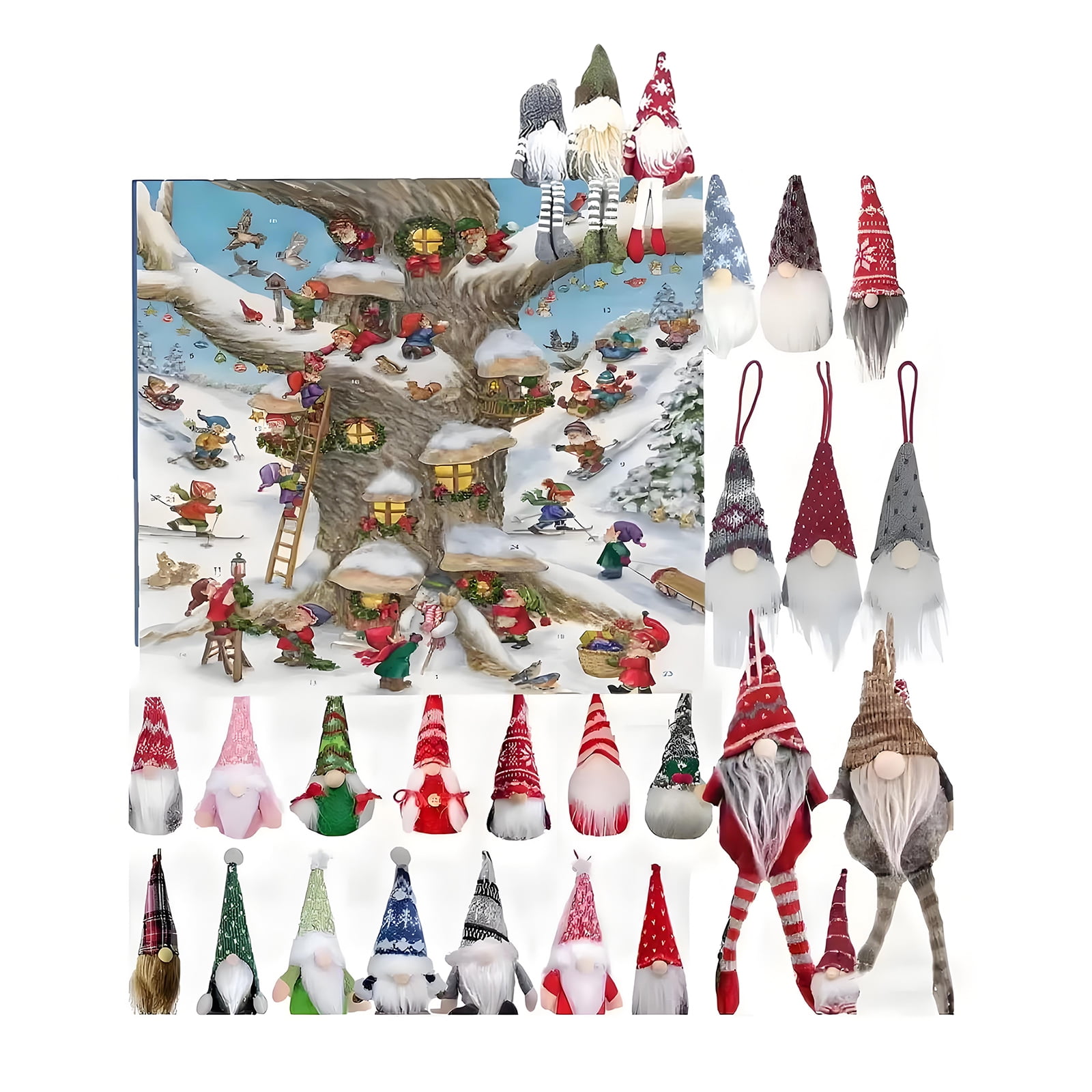 Advent Calendars Christmas, 24-Day Gnomes Advent Calendars Christmas ...