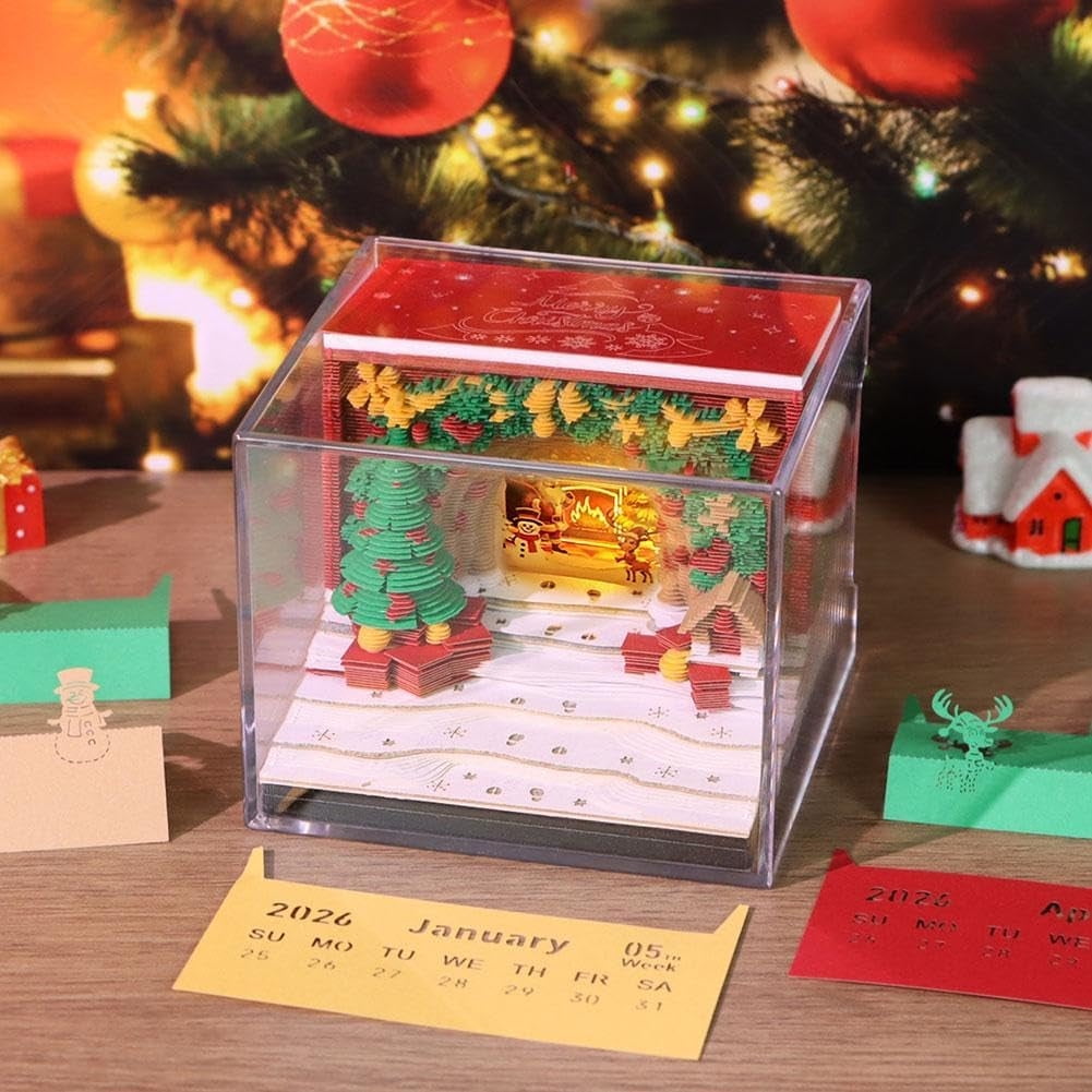 Advent Calendars Qwtwty Calendar 2026 Writing Desk Calendar 2026 Cut ...