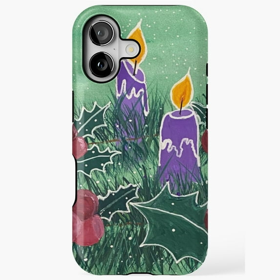 Advent Wreath Holiday Phone Case 17 16 15 14 13 12 11 Pro Max - Walmart.com