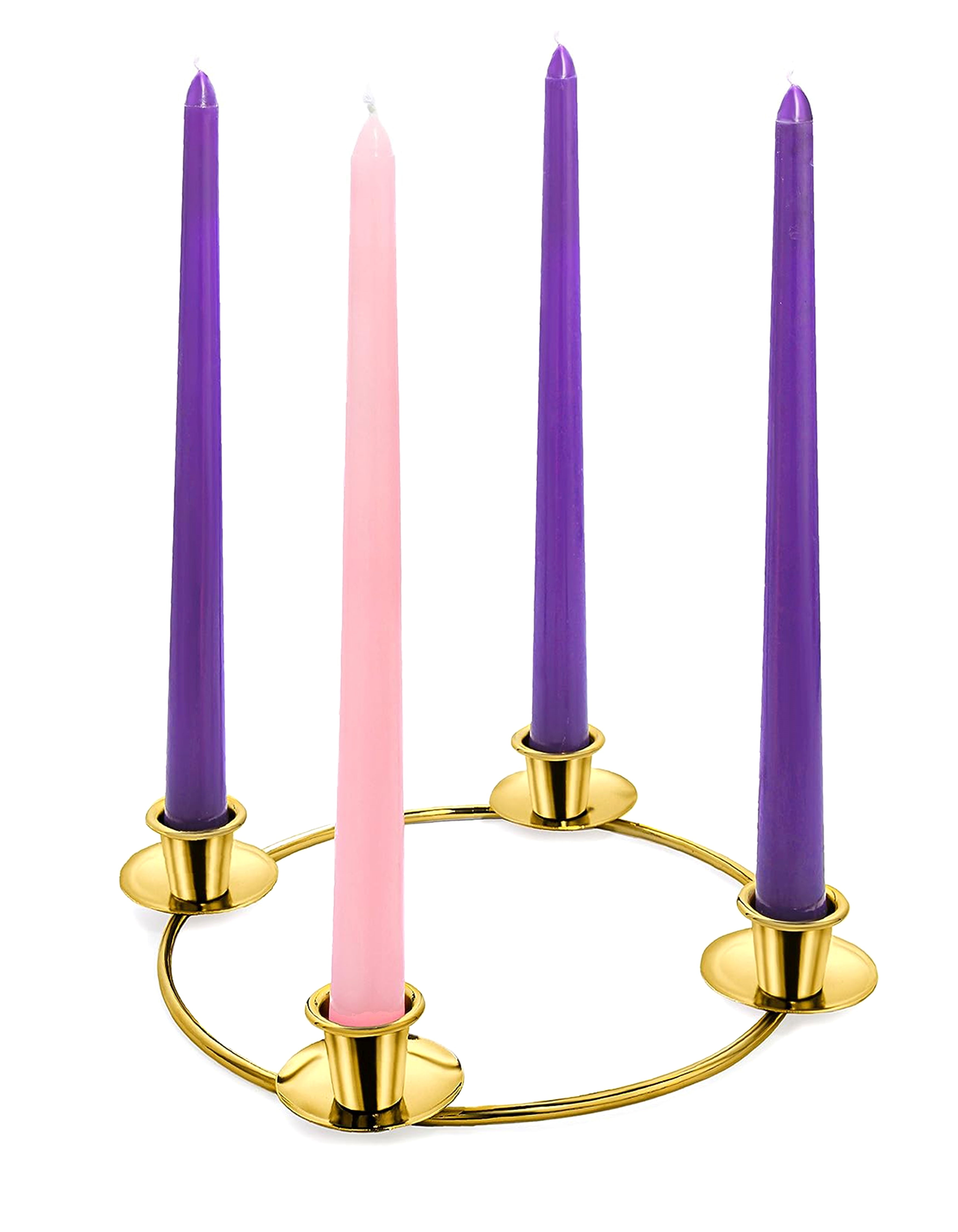 Advent Wreath Set Includes candle holders and 4 candles comes with 3 ...