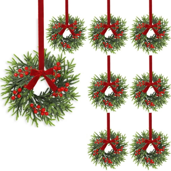 Advent Wreath, Small Mini Wreath, Christmas Wreath for Cabinets Kitchen ...