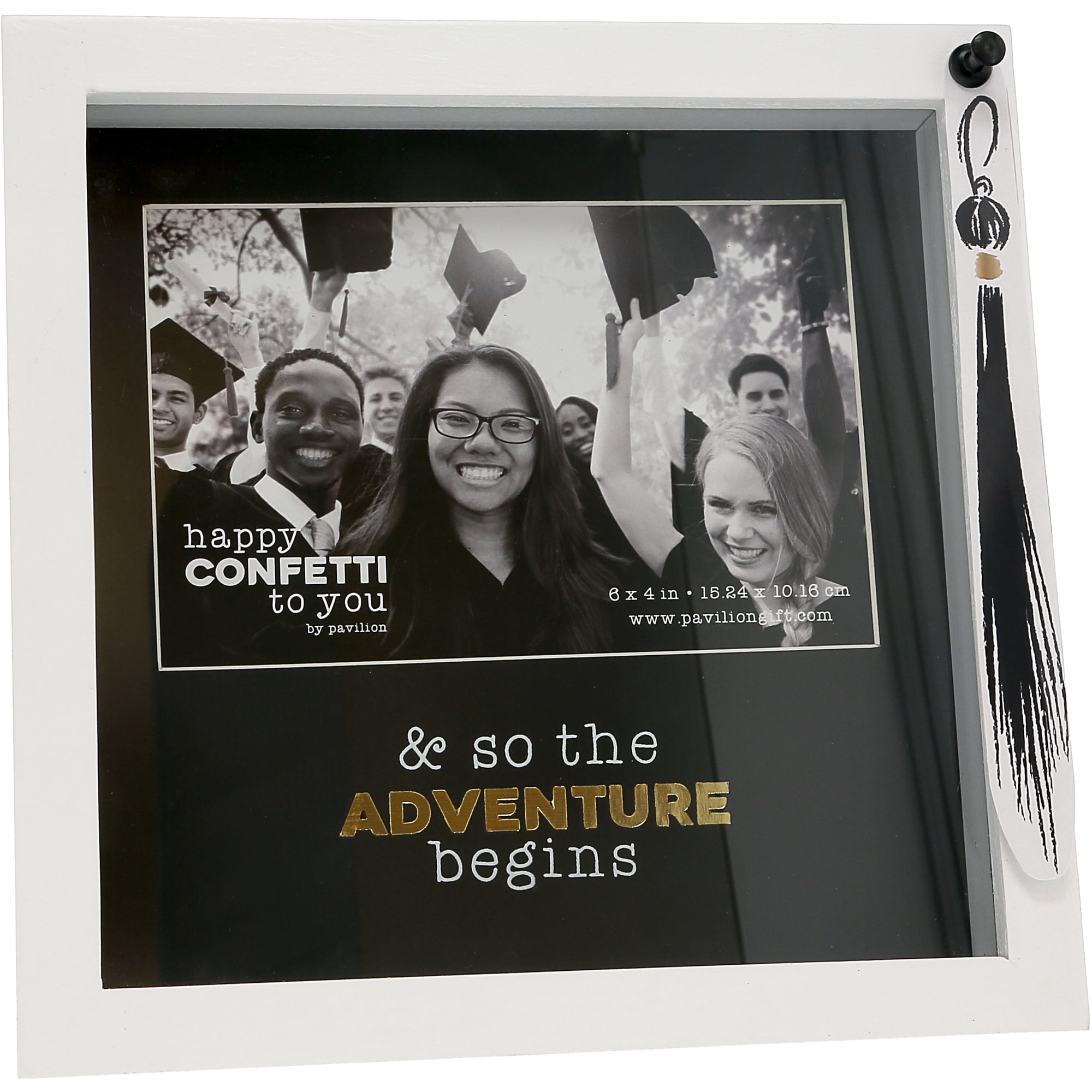 Pavilion Gift Company - Adventure - 7.5" Shadow Box Frame (Holds 6" x 4 ...