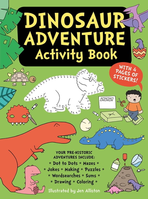 Adventure Activity Book: Dinosaur Adventure Activity Book (Paperback ...