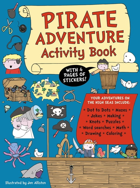 Adventure Activity Book Pirate Adventure Activity Book, (Paperback ...