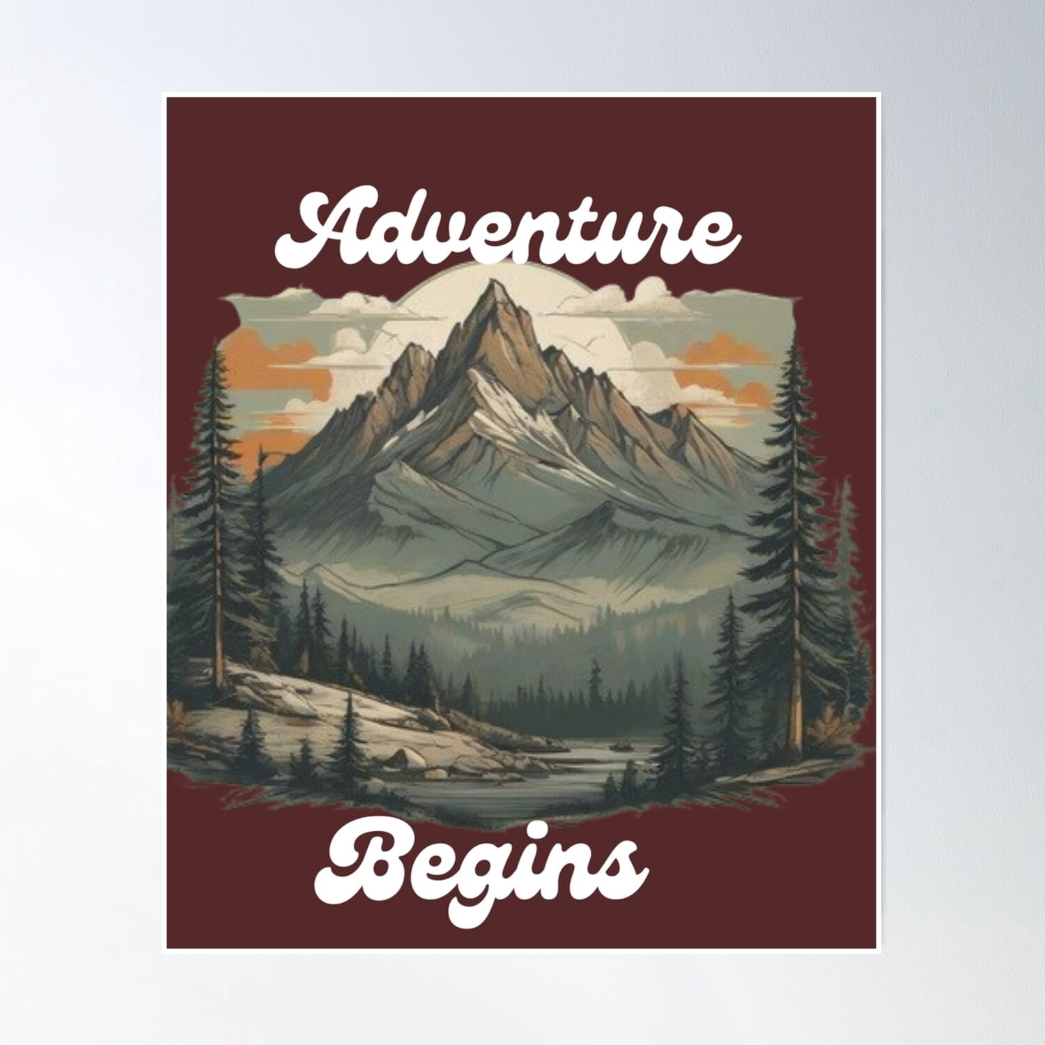 Adventure, Adventure Trail Poster Wall Art, Modern Wall Decor, 16x24 ...