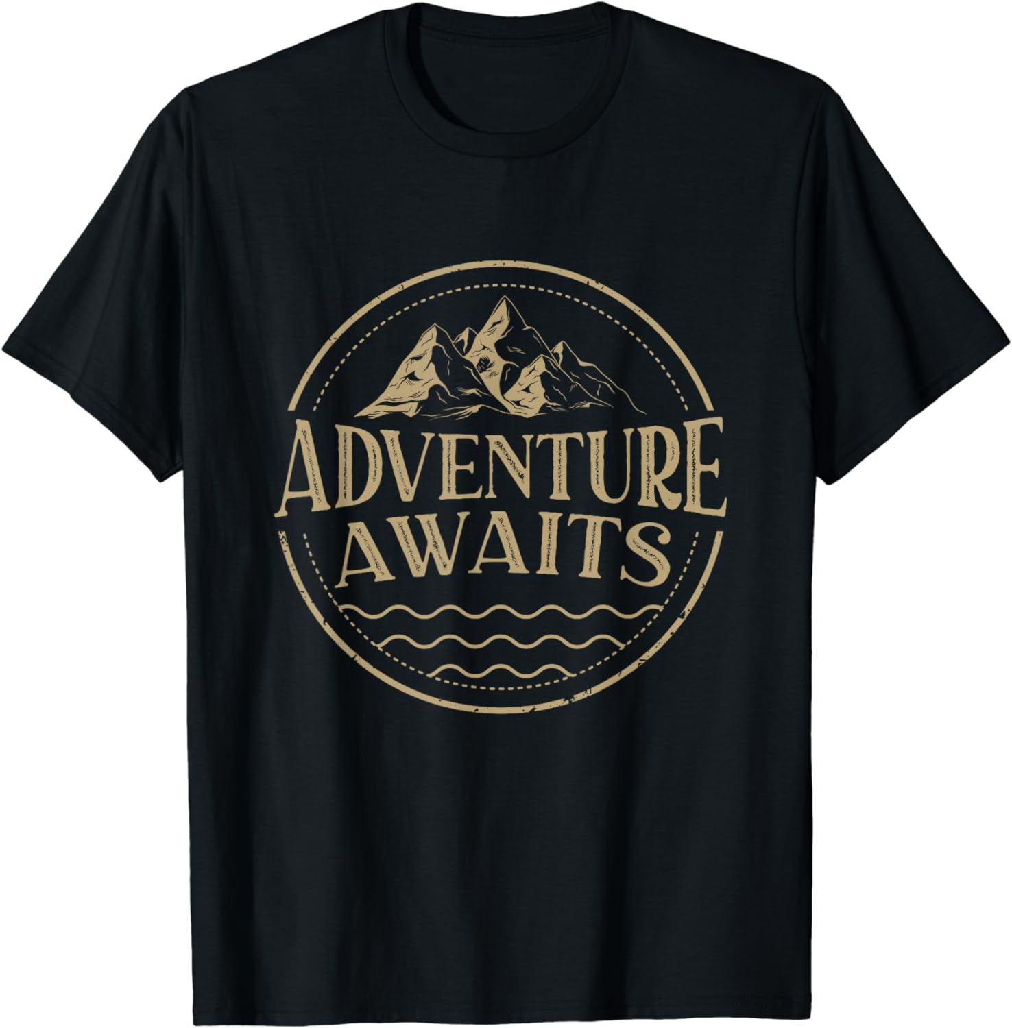 Adventure Awaits, Adventure, Camping, Mountain Tee T-Shirt - Walmart.com