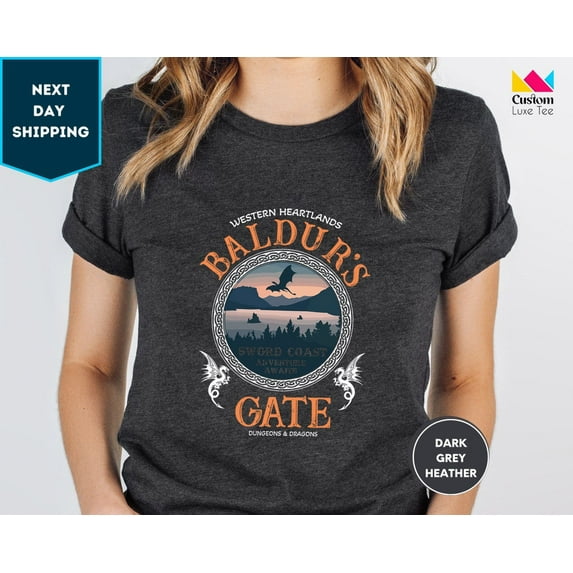 Adventure Awaits At Baldur'S Gate Shirt, Baldurs Gate 3 Shirt, Game ...