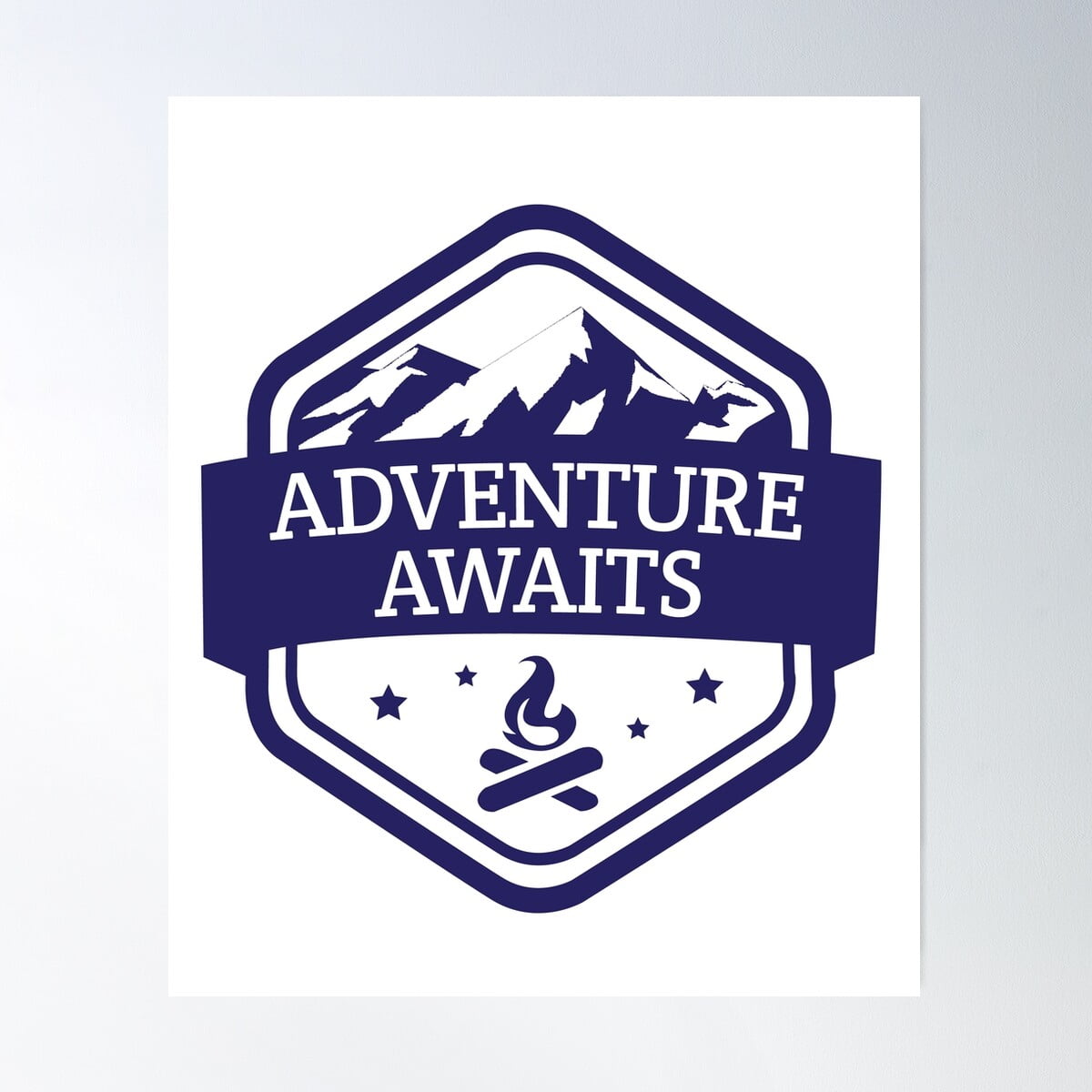 Adventure Awaits , Camping, Hiking Poster Wall Art, Modern Wall Decor ...