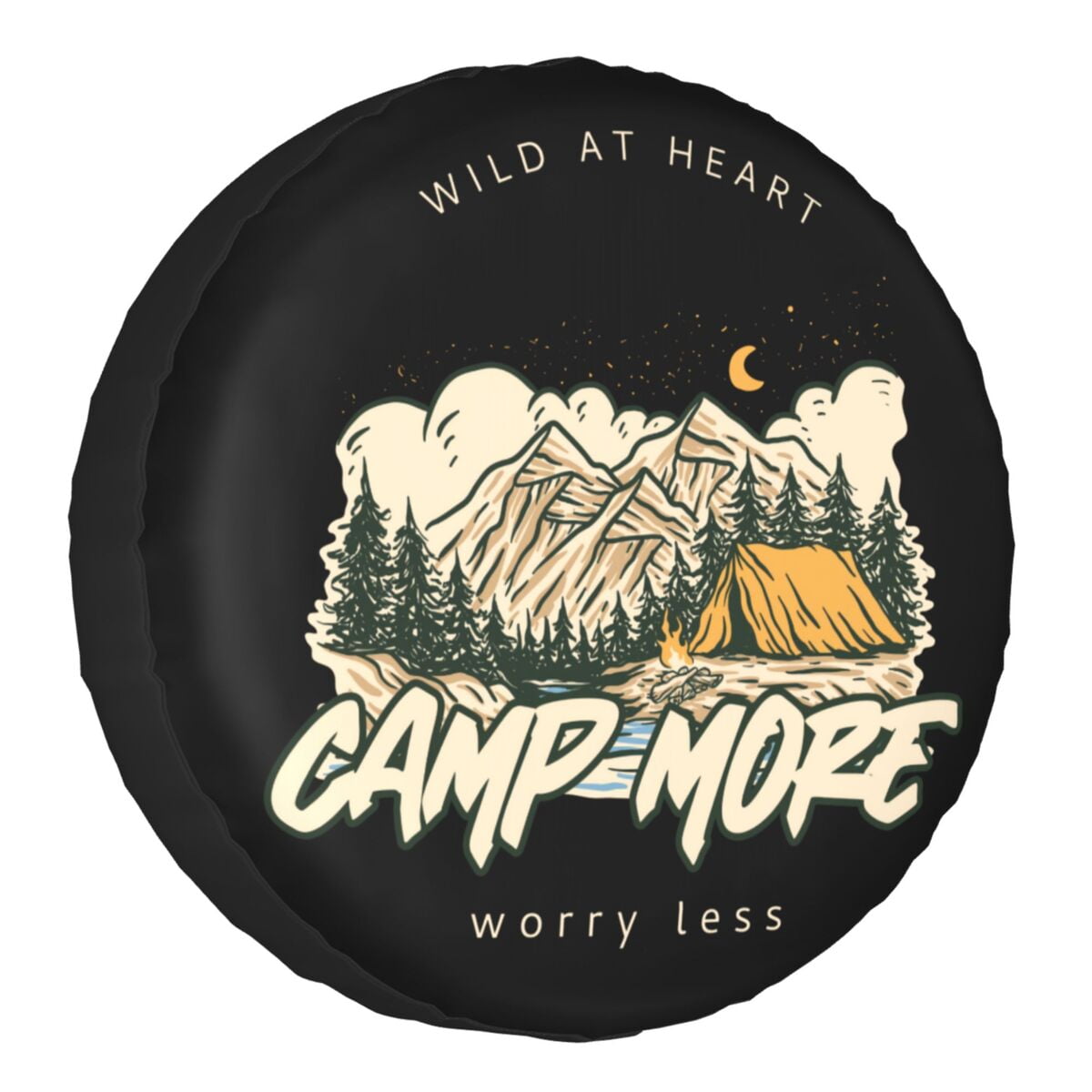 Adventure Awaits Camping Life Spare Wheel Cover for Hummer 4WD Trailer ...